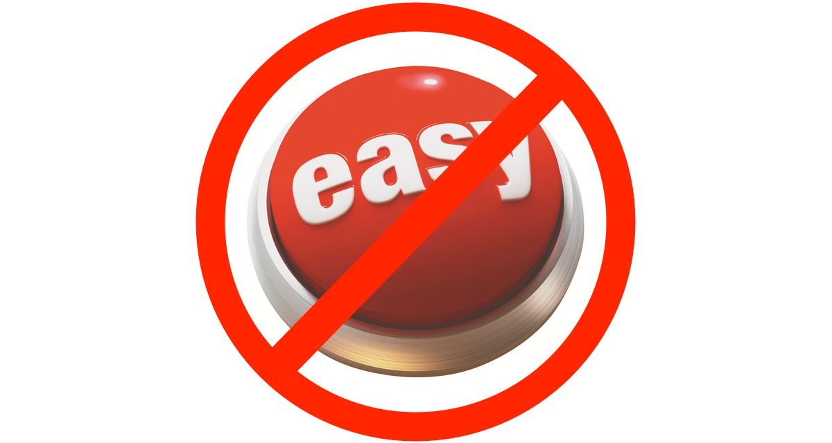 Not Easy Button Hit The EASY Button BE HERE NOW! Inspirational